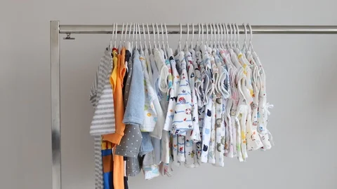Hanging Clothes Kids Stock Videos – Royalty-Free HD & 4K Videos | Pond5