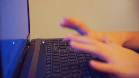 children's hands push the buttons on the... | Stock Video | Pond5