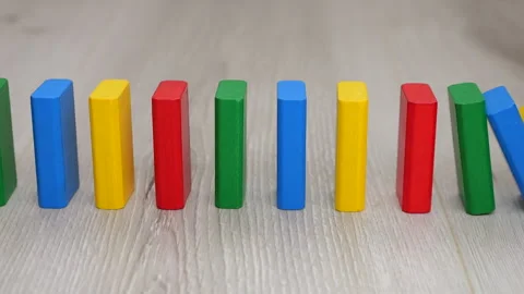 Construction Blocks Fall Stock Footage ~ Royalty Free Stock Videos | Pond5