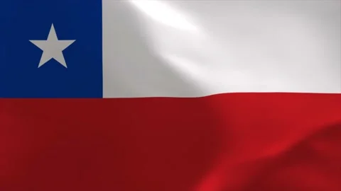 Chile Waving Flag 4K Moving Wallpaper Ba... | Stock Video | Pond5
