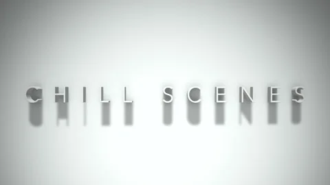 chill scenes 3D title animation white te... | Stock Video | Pond5
