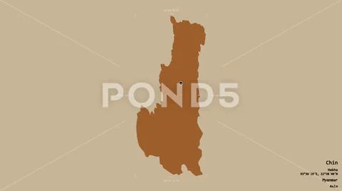 Chin - Myanmar. Bounding box. Pattern: Royalty Free #137340962