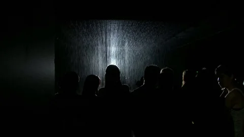 CHINA-ART Rain Room opens to public in S... | Stock Video | Pond5