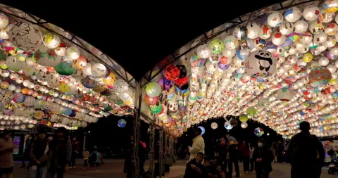China, traditional festivals, Lantern Fe... | Stock Video | Pond5