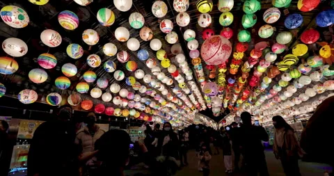 China, traditional festivals, Lantern Fe... | Stock Video | Pond5