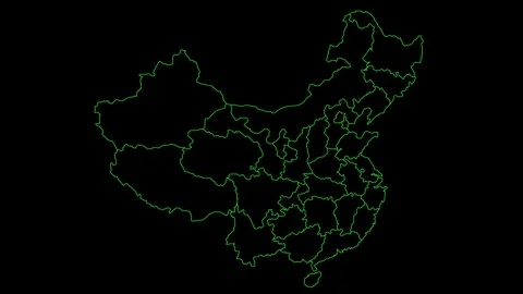 China Map Vector Stock Videos – Royalty-Free HD & 4K Videos