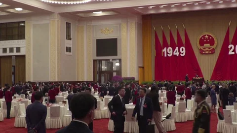 China's Xi, not premier, delivers Nation... | Stock Video | Pond5