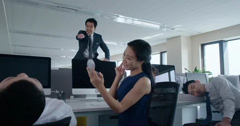 Slacking Off Stock Footage ~ Royalty Free Stock Videos | Pond5