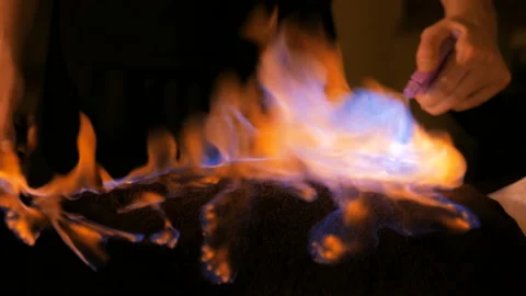 Chinese fire massage and therapy | Stock Video | Pond5