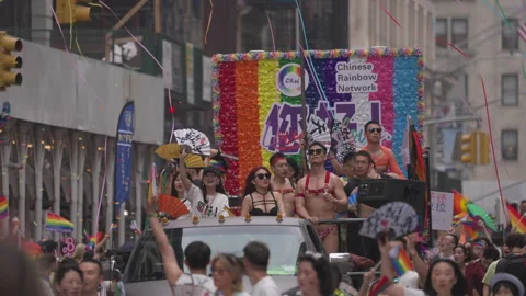 Chinese LGBT LGBTQ gay lesbian Pride par... | Stock Video | Pond5