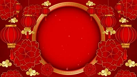 Chinese New Year Animation Background | Stock Video | Pond5