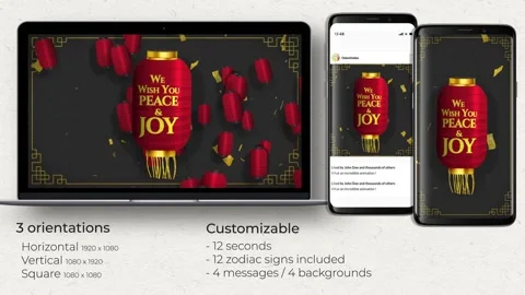 Chinese New Year After Effects Templates ~ Projects | Pond5