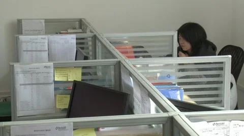 Cubicles China Stock Video Footage | Royalty Free Cubicles China Videos ...