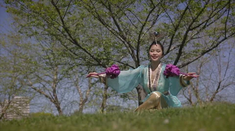 Chinese Dancer Stock Footage ~ Royalty Free Stock Videos | Pond5