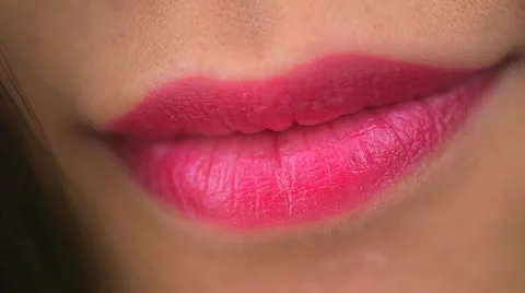 Chinese woman's lips | Stock Video | Pond5