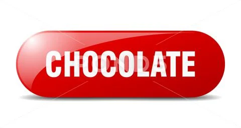 Chocolate button. chocolate sign. key. push button. Illustration #129296196