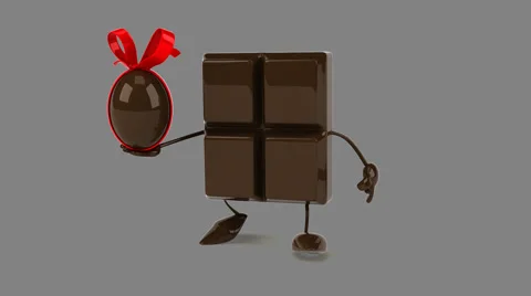 Chocolate - Digital animation | Stock Video | Pond5