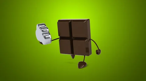 Chocolate - Digital animation | Stock Video | Pond5