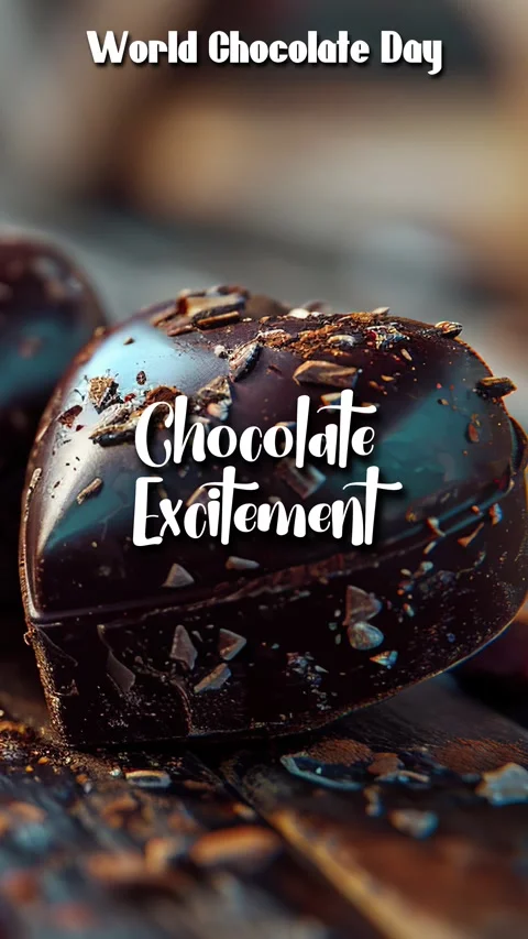 Chocolate Title Quote In Cursive Typogra... | Stock Video | Pond5