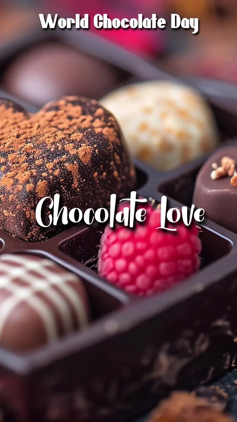Chocolate Title Quote In Cursive Typogra... | Stock Video | Pond5