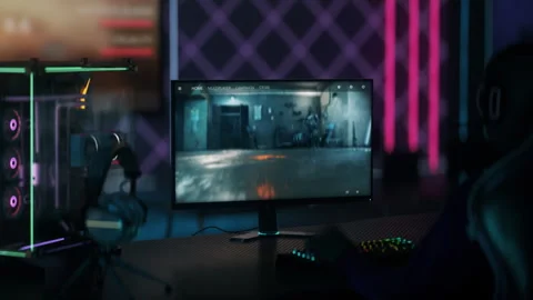 Choosing a tactical soldier from a chara... | Stock Video | Pond5