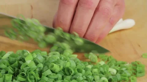Chopping Onions Stock Footage ~ Royalty Free Stock Videos | Pond5