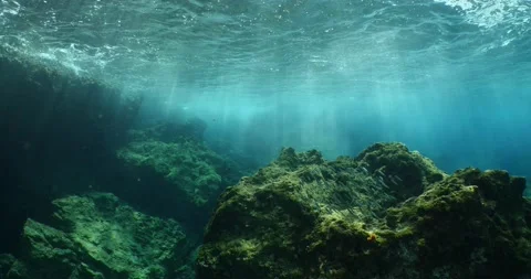 choppy water wavy sea underwater wave hi... | Stock Video | Pond5