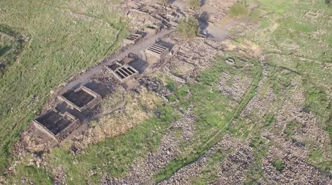 Chorazin - Ancient village overview (Isr... | Stock Video | Pond5