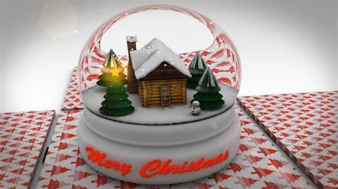 Chrismas Snow Globe ~ After Effects Template #42916869