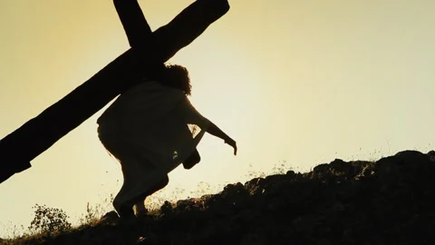 Christ On The Cross Stock Video Footage | Royalty Free Christ On The ...