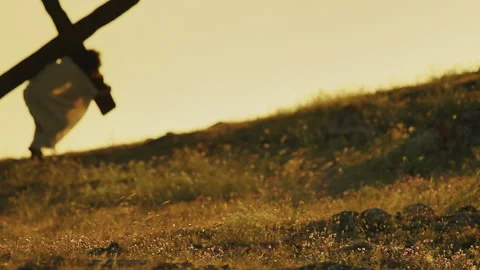 Jesus Carrying Cross Stock Footage ~ Royalty Free Stock Videos | Page 3