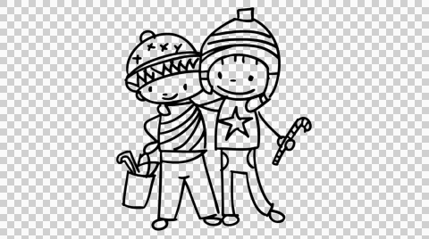 Christmas 7 animation with transparent b... | Stock Video | Pond5