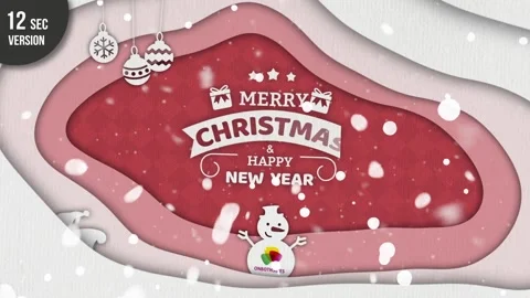 After Effects Template: Christmas Cut Out #143137012 | Pond5