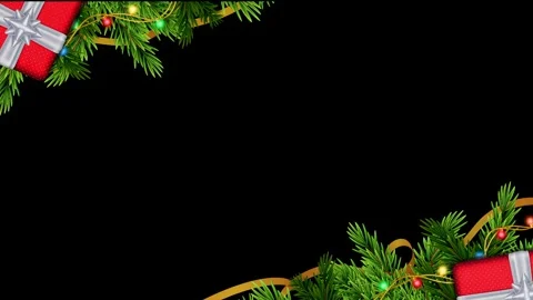 Christmas Frame Overlay Stock Footage ~ Royalty Free Stock Videos | Pond5