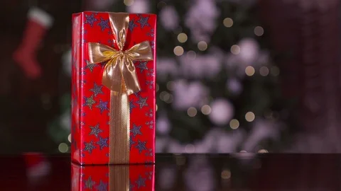 Christmas gifts on family house, Christm... | Stock Video | Pond5
