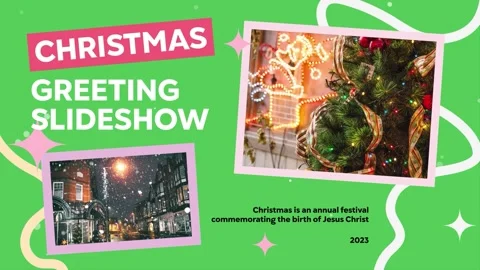 After Effects: Christmas Greeting Scenes Slideshow for After Effects ...