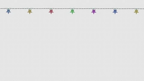 Christmas lights, loop, alpha channel | Stock Video | Pond5