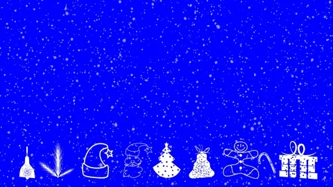 Christmas Lower Third Blue Motion Backgr... | Stock Video | Pond5