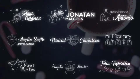Christmas Lower Thirds ~ After Effects Template #262763829