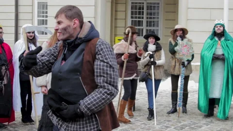 Christmas Nativity Stage Stock Video Footage | Royalty Free Christmas ...