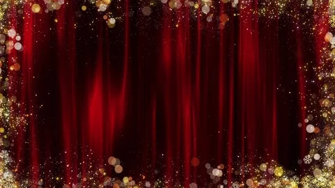 Christmas red curtain loop 4k loop | Stock Video | Pond5