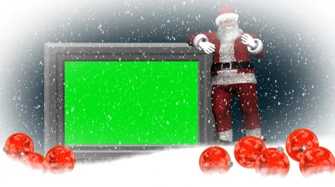 Santa Sleigh Green Screen Stock Video Footage | Royalty Free Santa ...