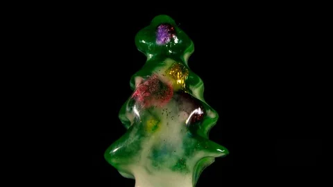 Christmas Tree melting 30 fps png | Stock Video | Pond5