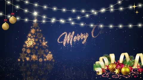Christmas TV Studio Set 76- Virtual Gree... | Stock Video | Pond5