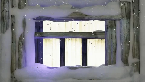 Snow Falling Outside Window Stock Videos – Royalty-Free HD & 4K Videos