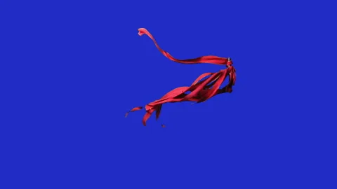 Chroma-key symbolic red flag warning dan... | Stock Video | Pond5