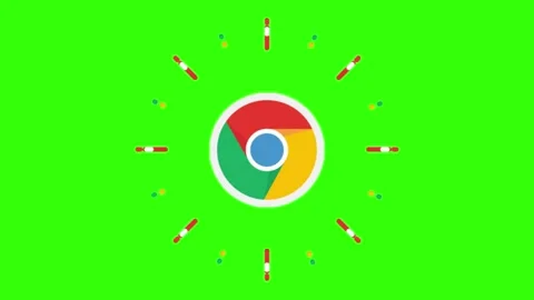 chrome icon animated background, chrome ... | Stock Video | Pond5