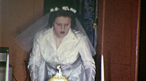 Chubby Bride Prepares Wedding Reception ... | Stock Video | Pond5