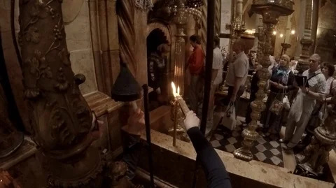Church of the Holy Sepulchre, consecrati... | Stock Video | Pond5