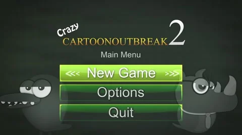 Game Main Menu Stock Footage ~ Royalty Free Stock Videos | Pond5